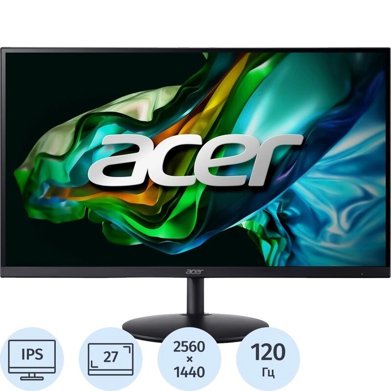 Монитор Acer SH272UG0bmiiphx 27'QHD/IPS/120Гц/2xHDMI/DP/черн(UM. HS2CD.008)