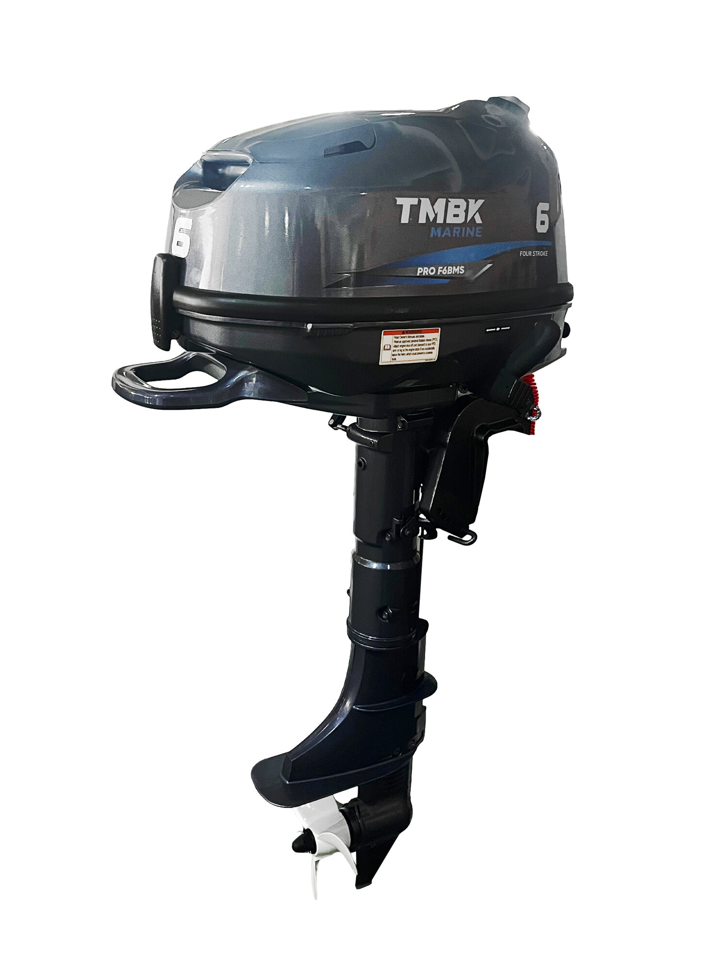 Мотор лодочный TMBK Marine Pro 4T F6BMS, четырехтактный, мощность 5 л. с, бензиновый