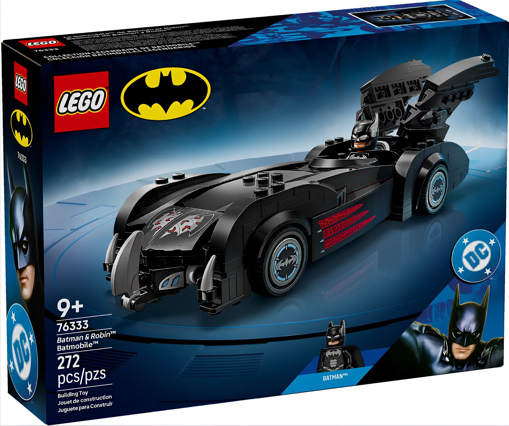 Конструктор LEGO Marvel Super Heroes 76333 Бэтмен и Робин: Бэтмобиль