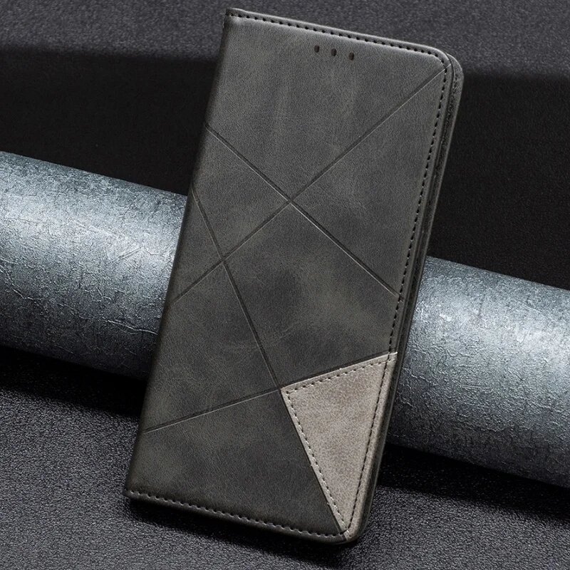 Кожаный чехол для Xiaomi Redmi Note 7 8 9 10 11 12 13 14 15 Редми Примечание 15 Про+, Черный, черный