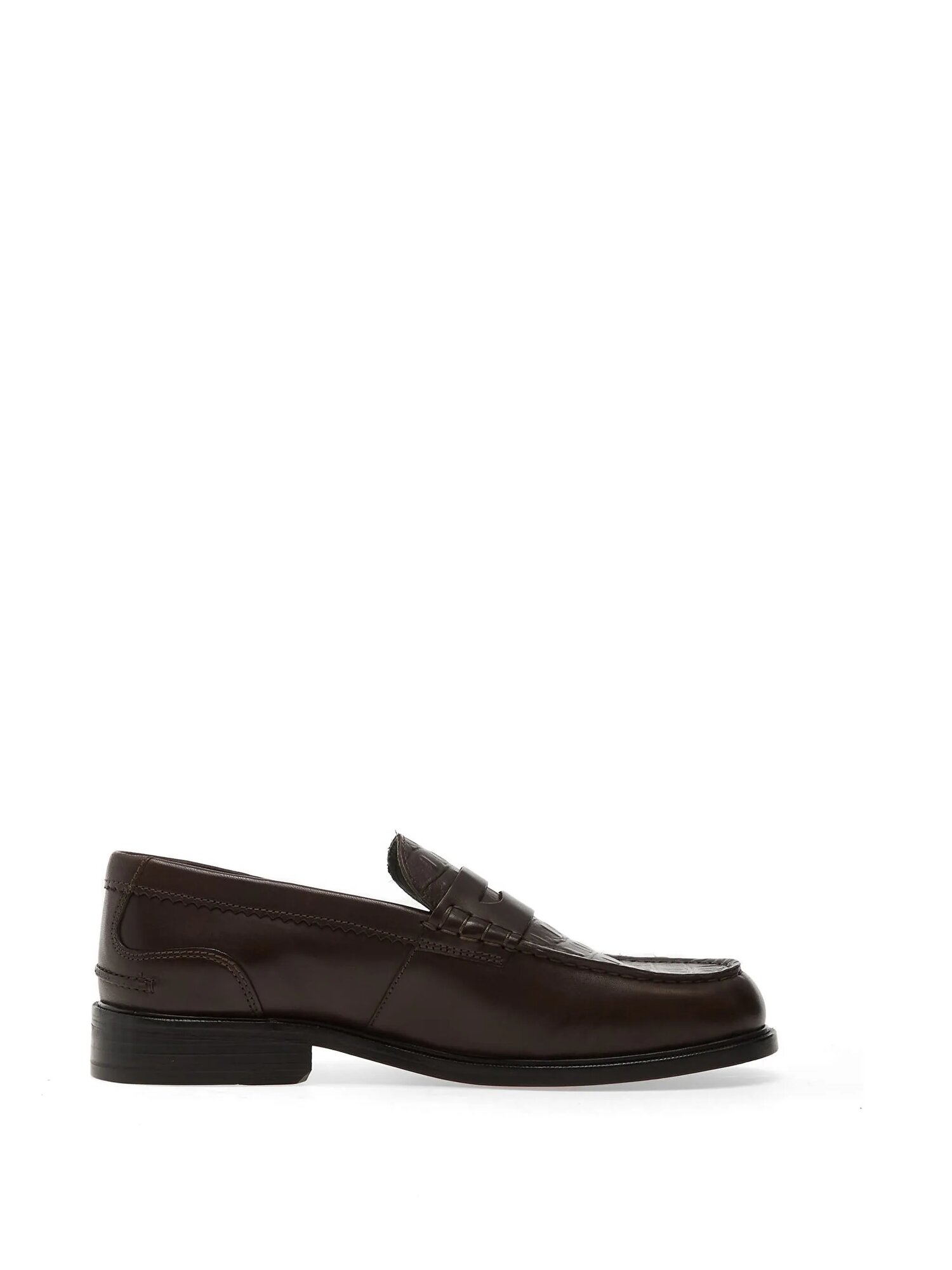 Лоферы Craft James Lo croc-embossed loafers