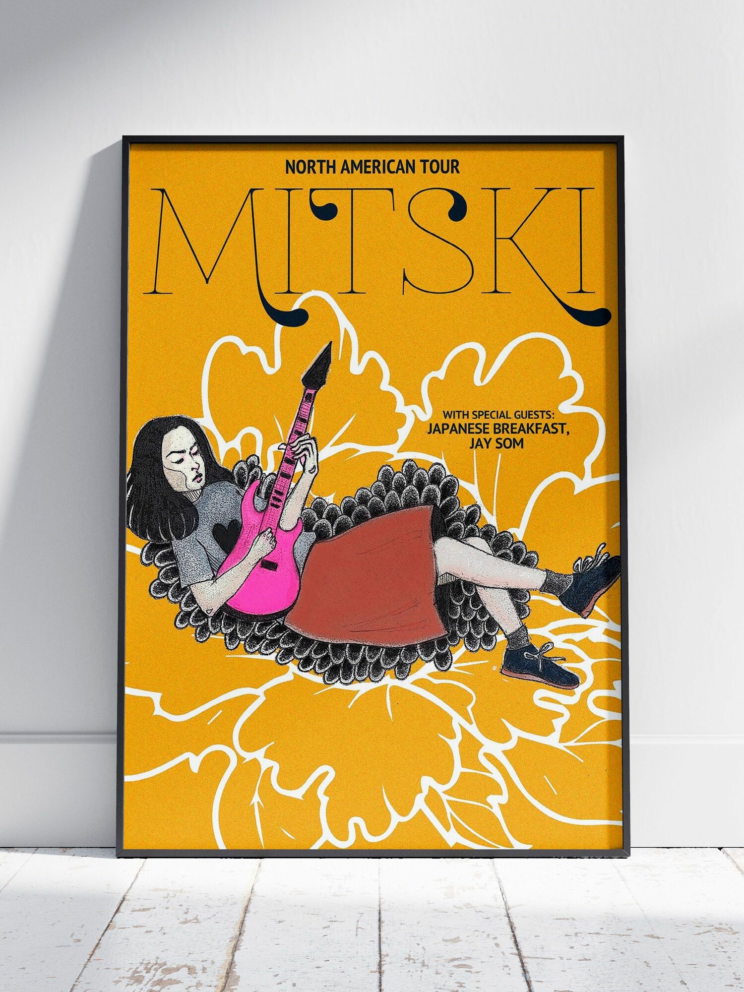 Плакат на стену для интерьера Мицки (Mitski 18) - Постер по музыке и артисту формата A4 (21x30 см)