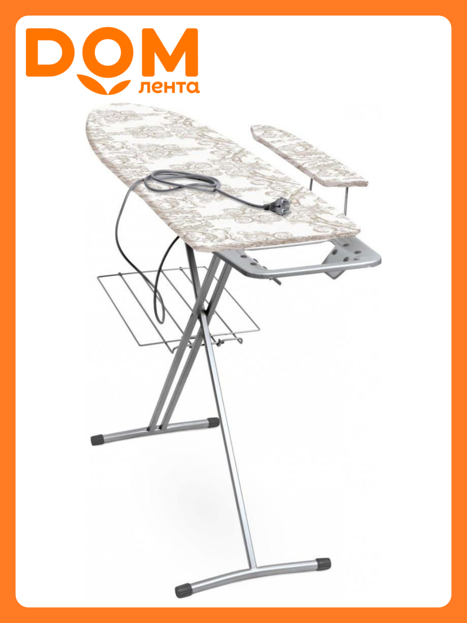 Гладильная доска НИКА н3+ фанера 122х34х85 см (расцветка чехла в ассортименте)