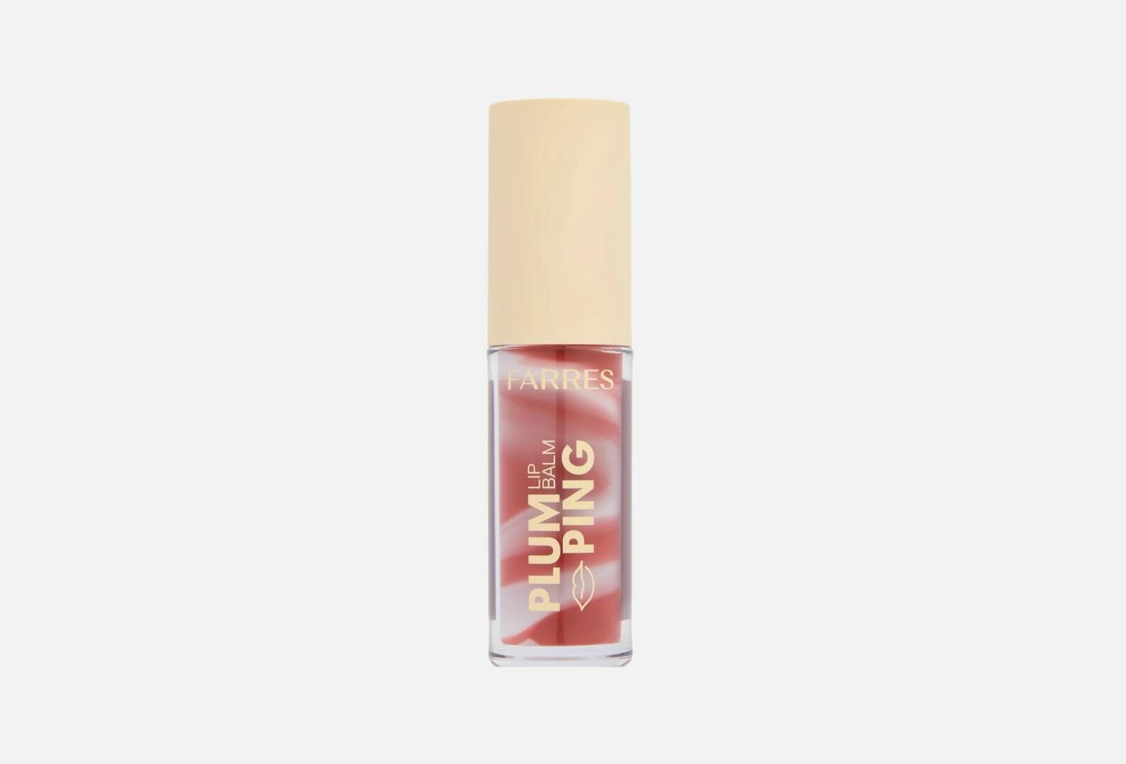 Блеск для губ FARRES 7211-03 DG Plumping marble мраморный бальзам 4 г карамельная ваниль