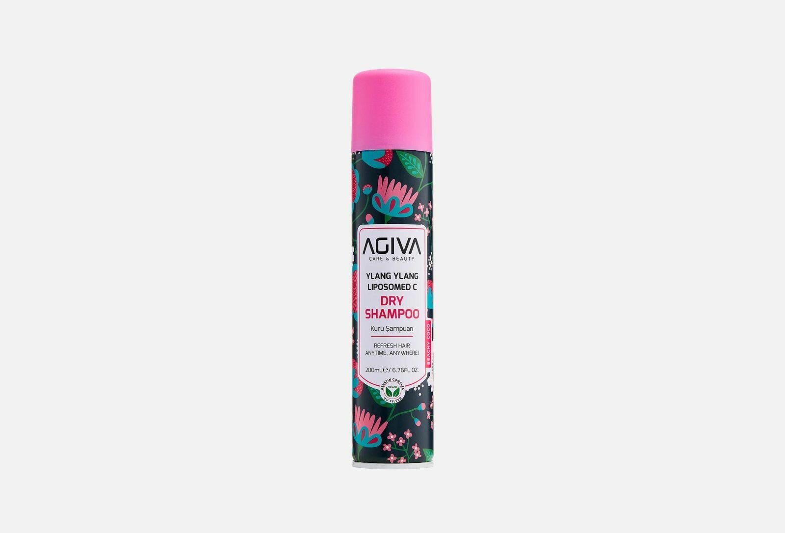Сухой шампунь AGIVA Lipozom pro Care Ylang питание и восстановление, 200 мл