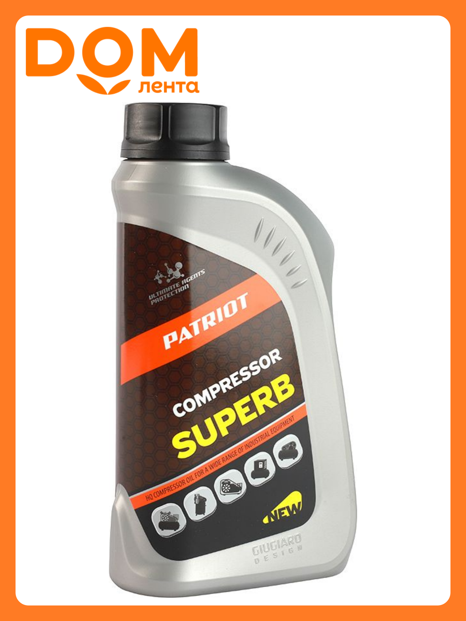 Масло компрессорное PATRIOT "Compressor Superb", минеральное, 1 л