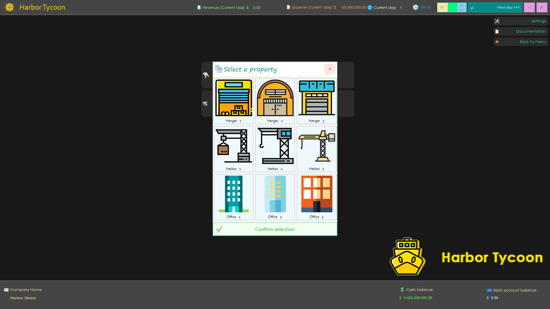 Harbor Tycoon Steam Ключ • Активация Steam • регион Весь мир