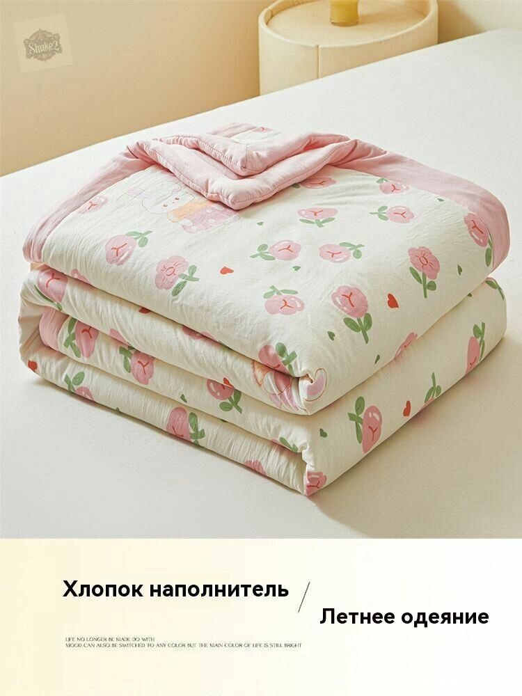 Не нужны чехлы, "Ультратонкое" можно стирать, летние прохладные одеяла, с хлопковым наполнителем летнее/легкое/тонкое спальное 180х200 см