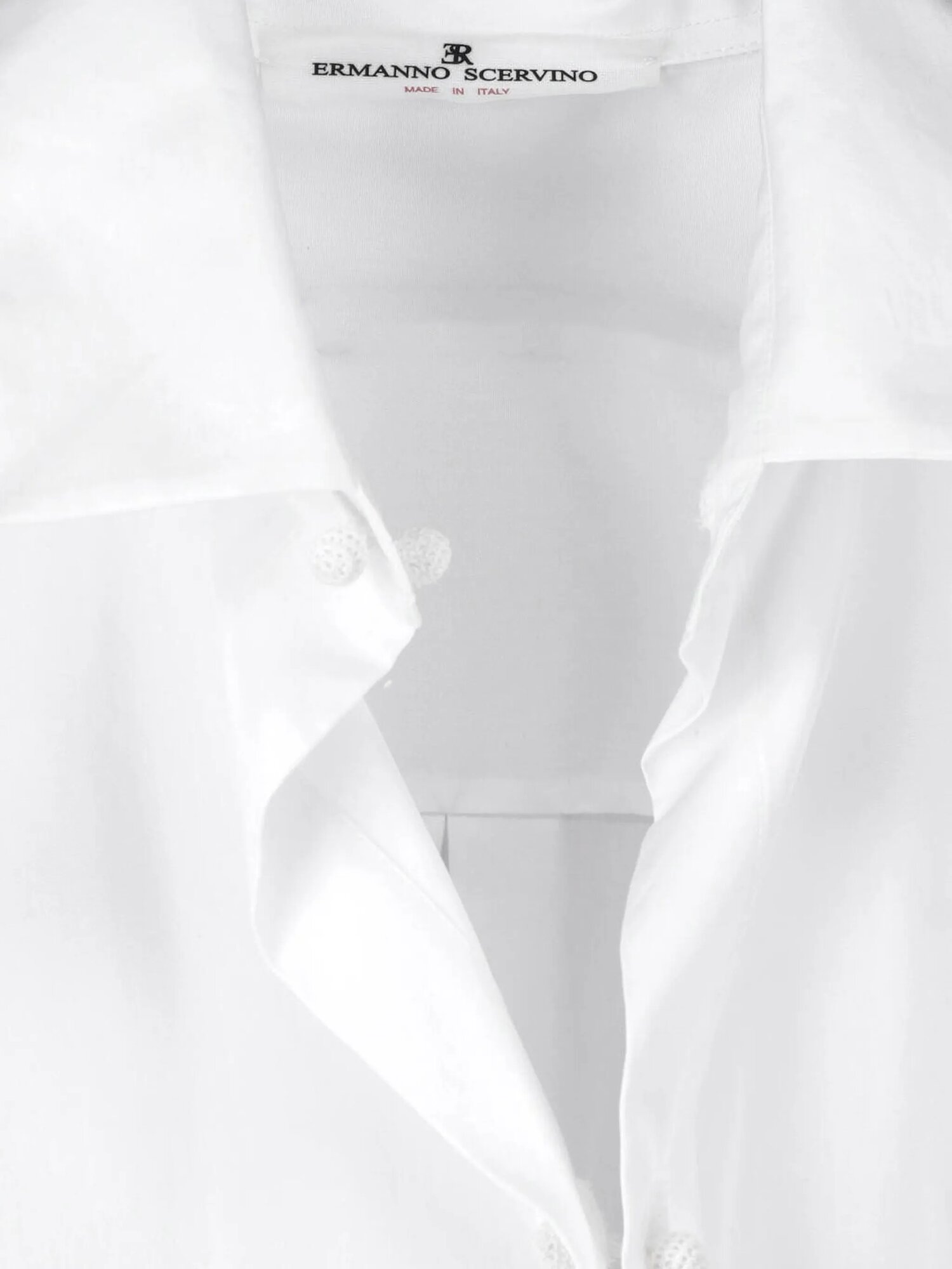 Рубашка Ermanno Scervino Button-up shirt, размер 40, белый — фото 1