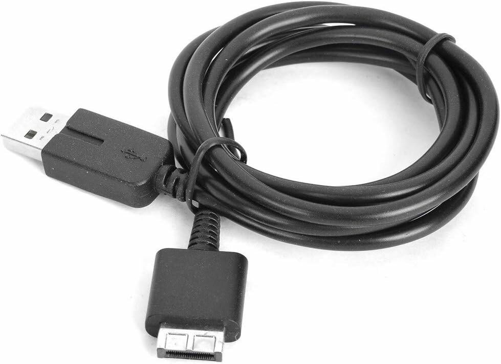 USB дата-кабель и зарядка для Sony PS Vita HDL-204, 1 м, черный,