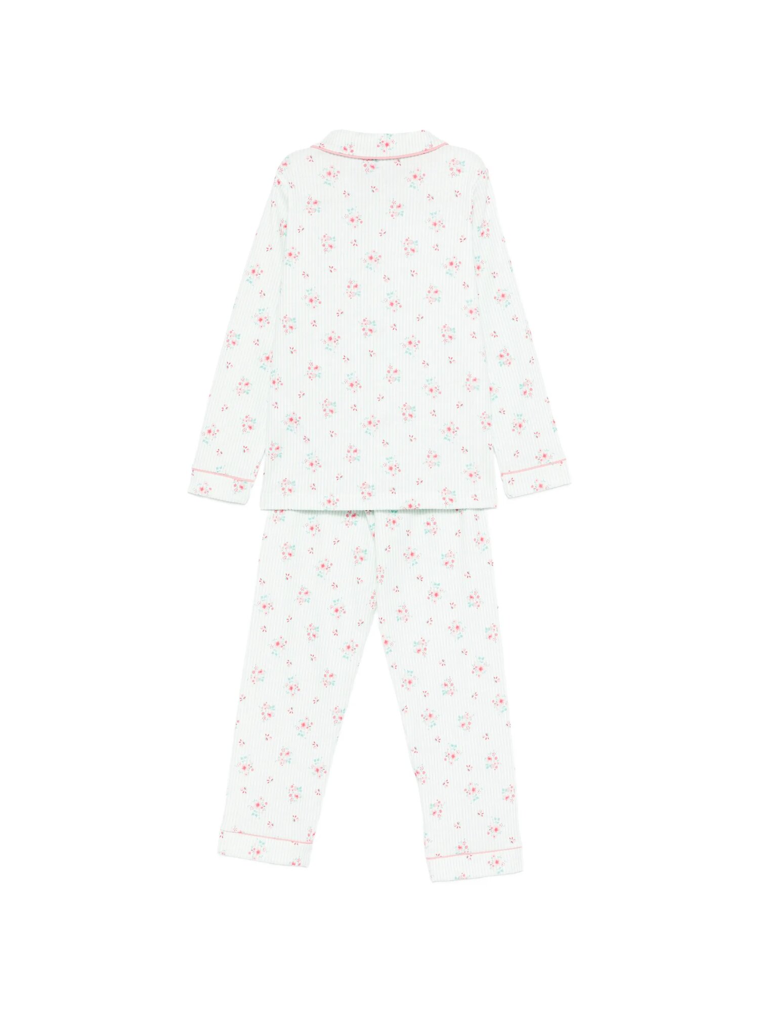 Пижама Petit Bateau Striped pajamas, размер 5 лет, бежевый/белый — фото 1