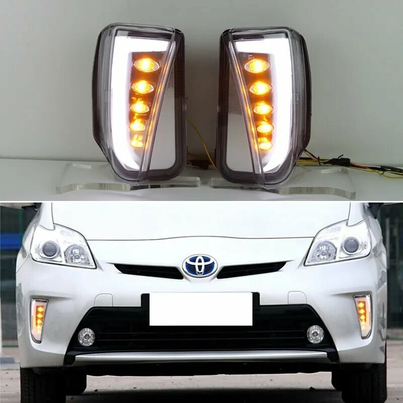 Фары автомобильные, 2 шт, арт. Toyota Prius 2012-2015 XW30 Restyling