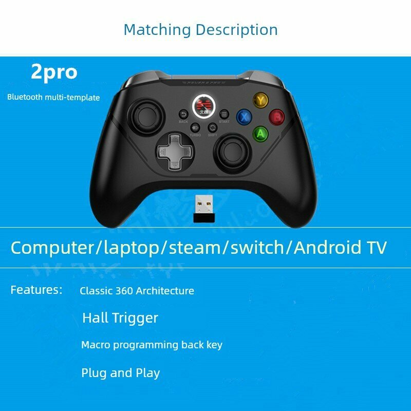 Беспроводной контроллер Beitong Asura 2PRO для ПК, смарт-телевизоров, Nintendo Switch, игр Wukong, Steam, Hall. Asura