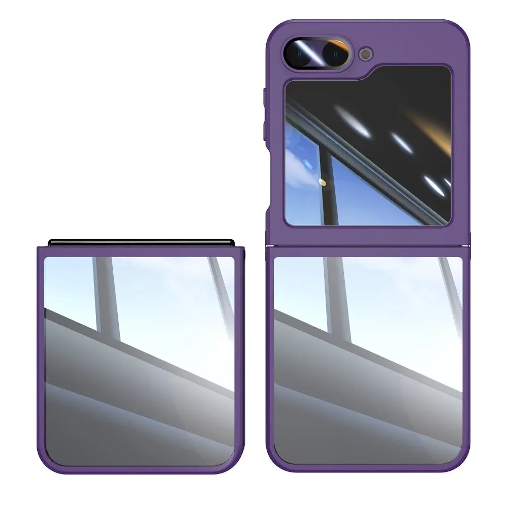Фиолетовый чехол для Samsung Galaxy Z Flip 7