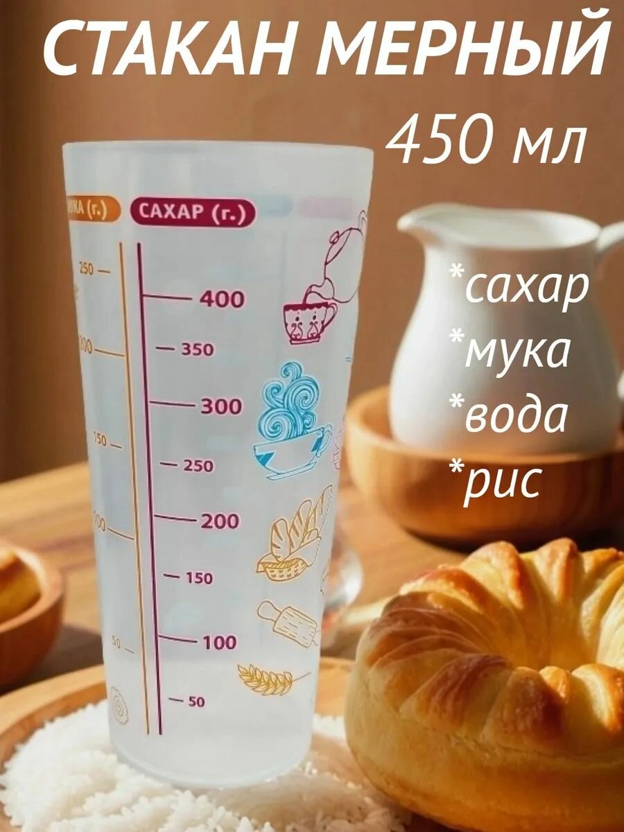 Мерный стакан (кружка измерительная) 1 шт.