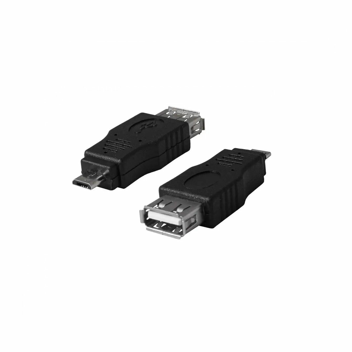 Разъём переходник USB2.0 A - мама, micro USB B - папа