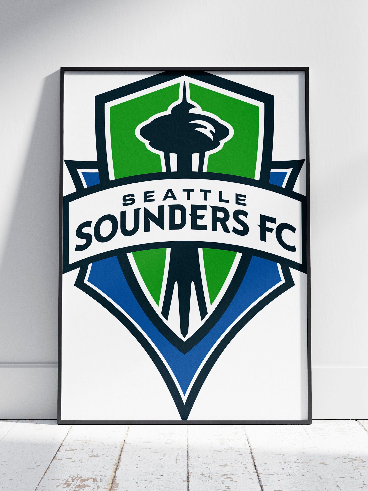 Плакат на стену для интерьера Сиэтл Саундерс (Seattle Sounders) - Постер по спорту и физической активности формата A4 (21x30 см)