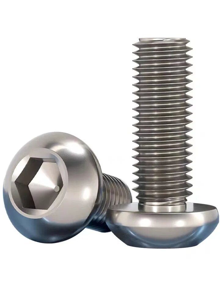 Болты титановые M8x15mm, 5 шт. ISO7380