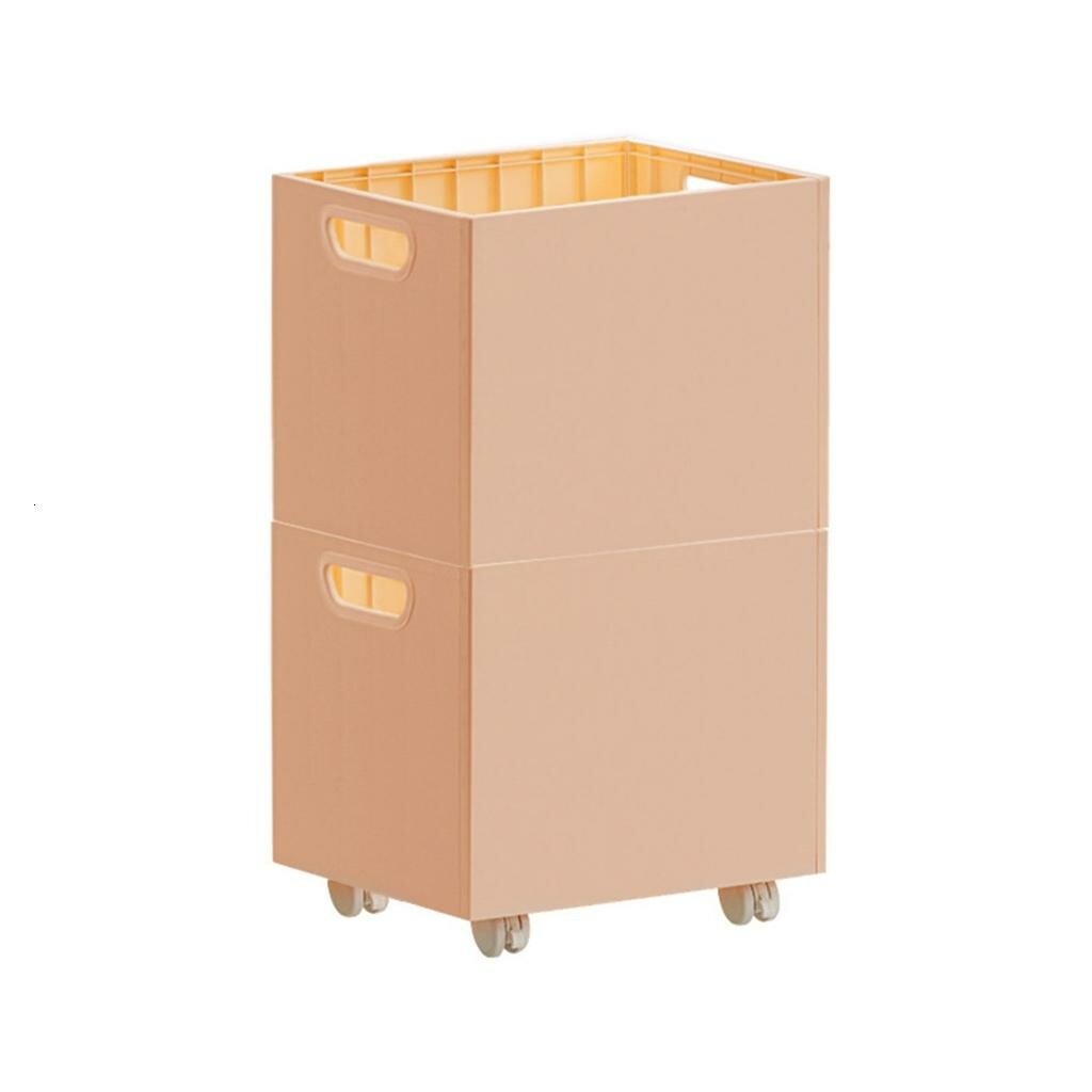 Мобильная корзина для хранения, Розовый