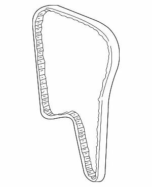 Ремень ГРМ для Volvo C70/S40-S80/V70/XC70/XC90 1.9-2.5 98-07