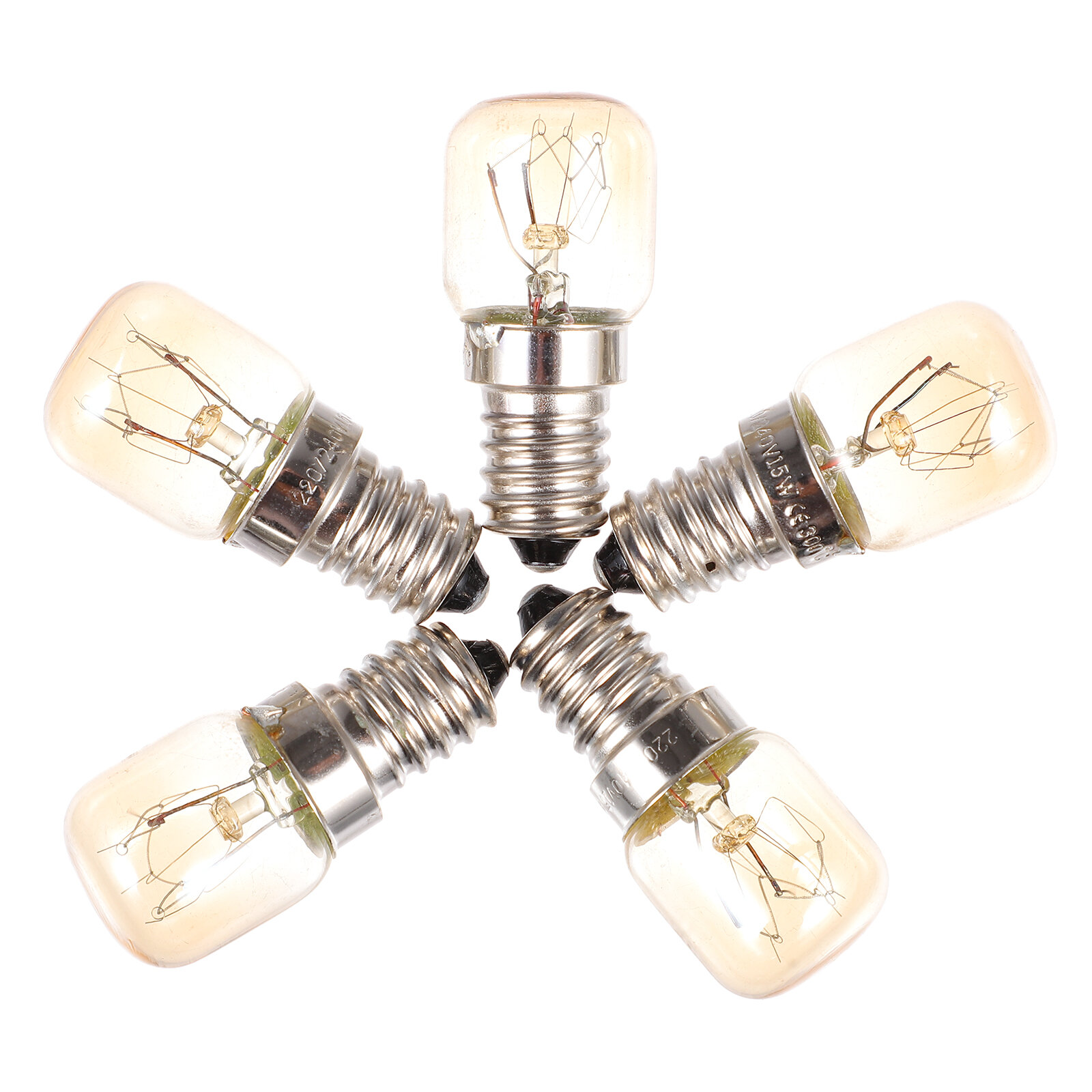 Лампа Для Микроволновки, Светильник Для Печей, 5 Штук, Стекло, Для Использования В Духовках