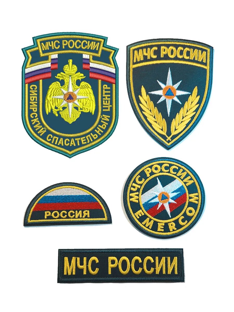 Комплект шевронов Сибирский спасательный центр МЧС России