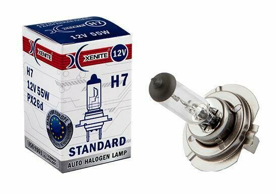 Лампа H7 12V 55W (PX26d) 3200K STANDARD / Xenite / 1007014