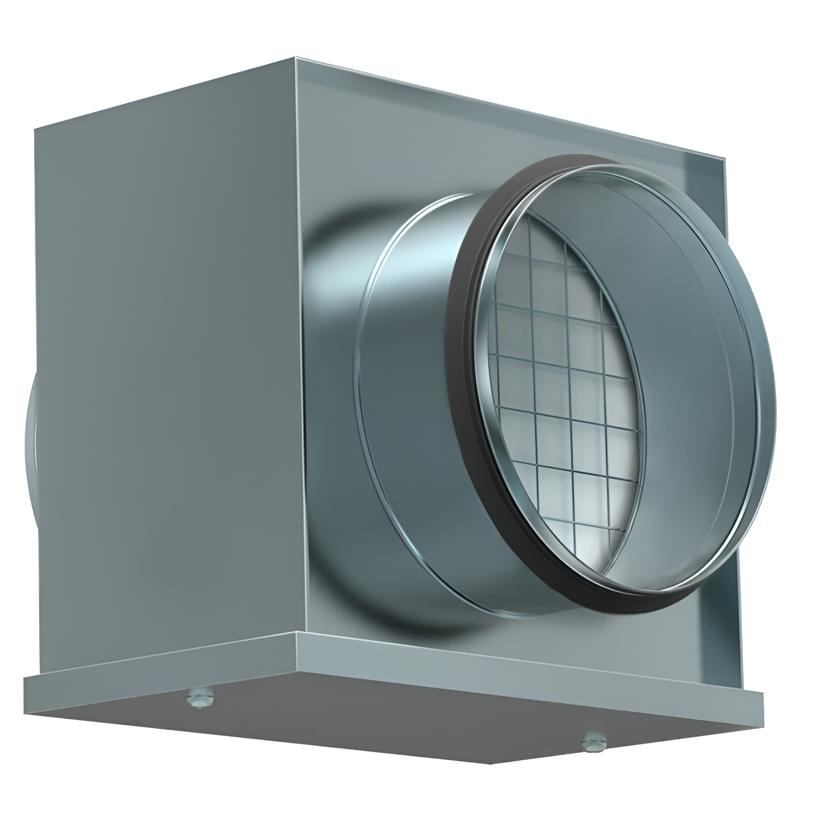 Фильтр-бокс (корпус с материалом) FBCr 160, для воздуховодов, корпус из оцинкованной стали, круглый