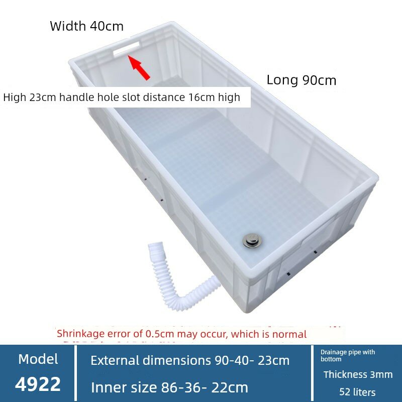 Аквариум для черепах, террариум для черепах, ящик для разведения черепах, большой прямоугольный аквариум с дренажем,