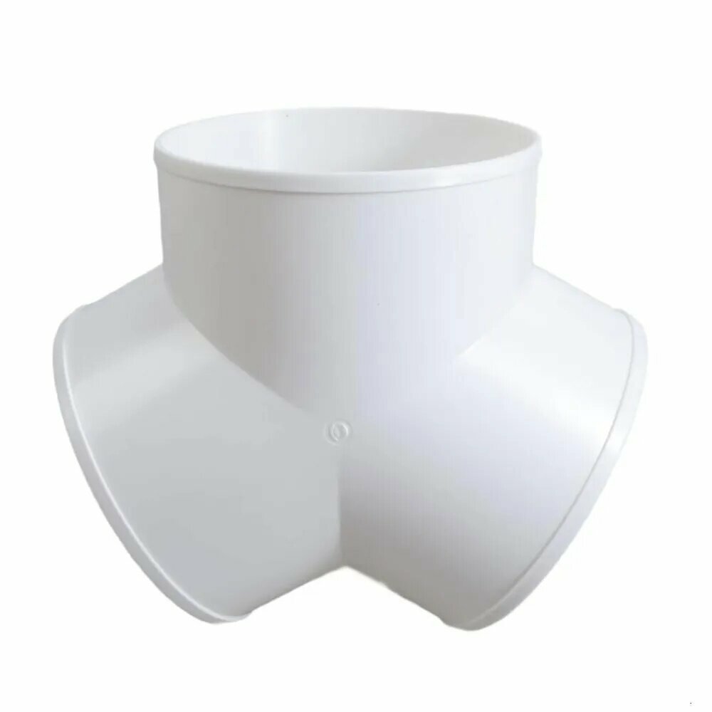 Разъёмный тройник для вентиляции ПВХ, 150mm