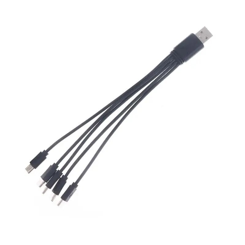 JETTING USB to Type-C разветвитель 2/3/4/5 портов 20 см 1 to 5 1PCS