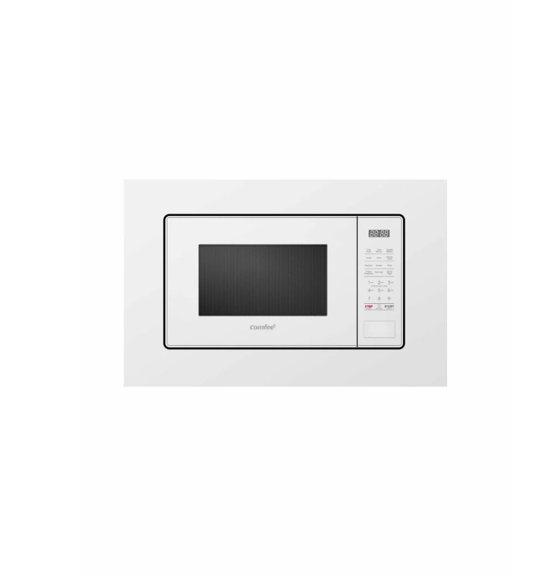 Встраиваемая микроволновая печь Comfee CBM2010W, 20 л.700 Вт, 6 программ,10 ур. мощности, сенсорное управление, белый