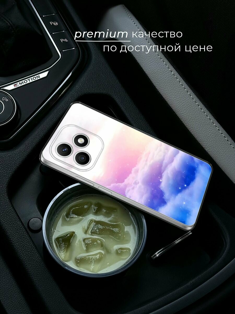Силиконовый чехол на Honor X8d / Хонор X8d с принтом Небеса — фото 1