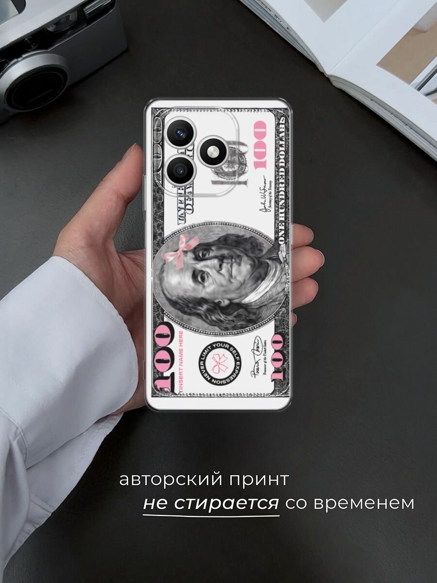 Силиконовый чехол на Honor X8d / Хонор X8d с принтом Милый доллар — фото 1
