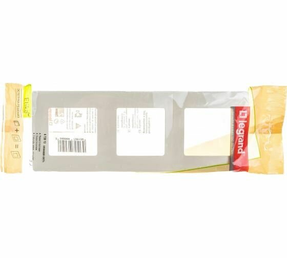 Рамка Legrand Etika 3 поста слоновая кость Leg 672513