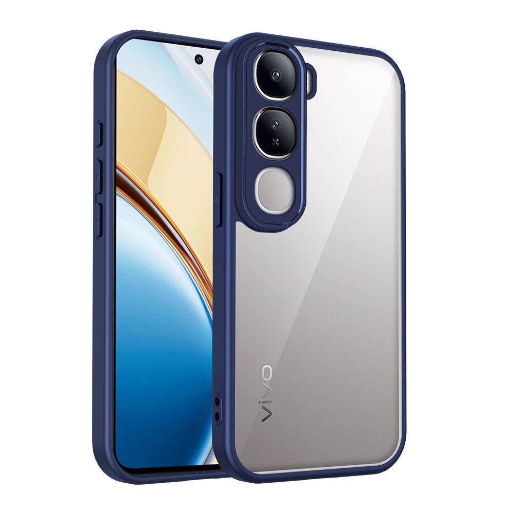 Прозрачный чехол KEYSION для VIVO V40 SE 80W V40 Lite, силиконовый + ПК, прозрачный противоударный чехол для телефона VIVO Y19S Pro Y200 5G Y21d