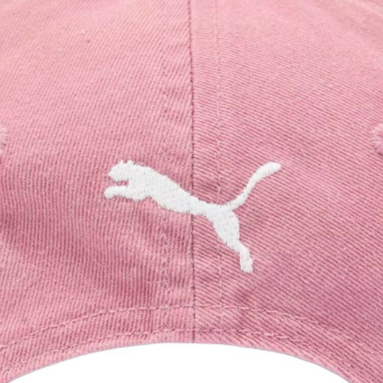 Бейсболка PUMA для мужчин, размер Один размер, розовый/черный — фото 1