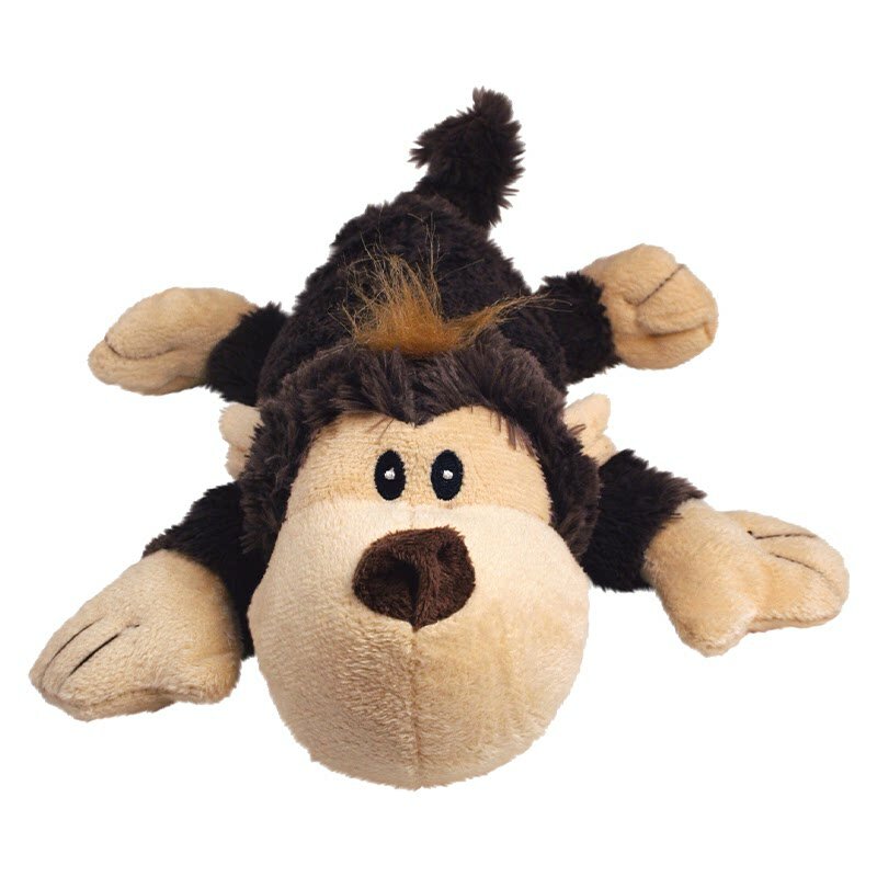 KONG Comfort Monkey S мягкая плюшевая игрушка для жевания для мелких и средних собак - игрушка для расслабления