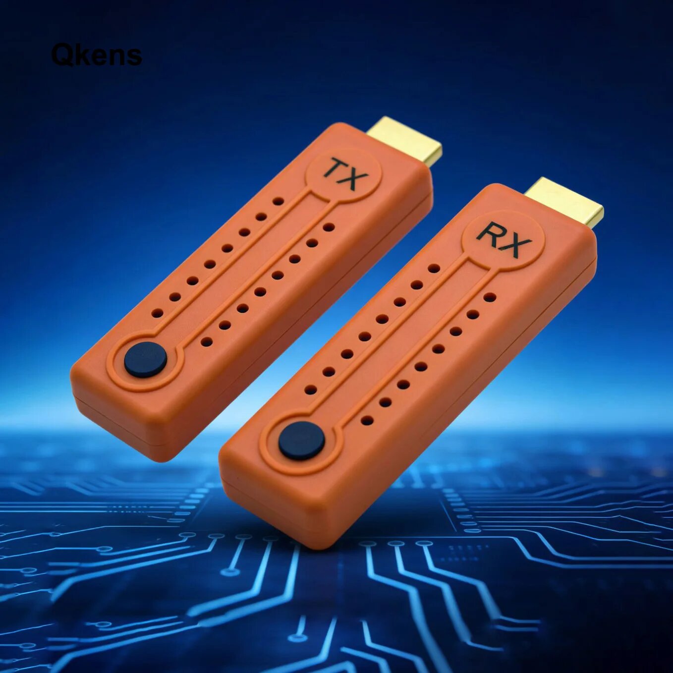 Беспроводной HDMI-удлинитель Qkens, Orange, 100 м
