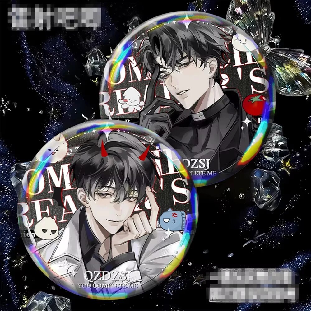 Брошь YiYuYiHua 58 мм, Style A and B