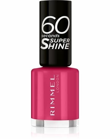 Лак для ногтей Rimmel 60 Seconds Super Shine, оттенок 323 Funtime Fuchsia, 8 мл