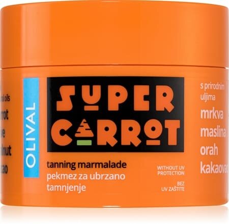 Средство после загара OLIVALOE SUPER Carrot Tanning Jam, 100 мл