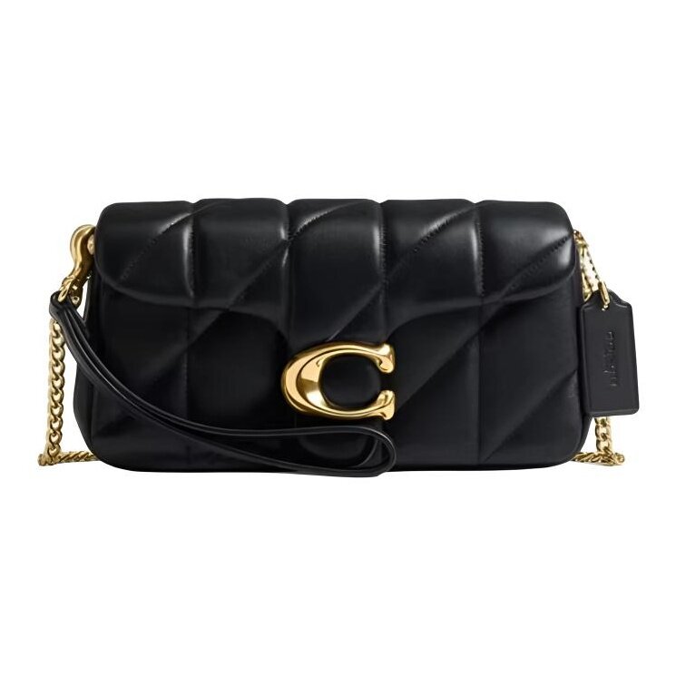 Сумка Coach, фактура матовая, black — фото 1