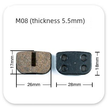 Высококачественные дисковые тормозные колодки BB5 Shimano BB7 совместимые с парой M08 для электровелосипедов и складных