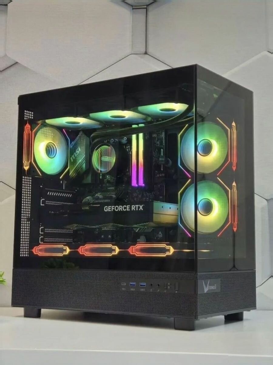 Игровой компьютер Maximus 2710 (Intel Core i5-13400F, RTX4060 8ГБ, RAM 32ГБ, SSD 1.5ТБ, 750W, Win 10 Pro)