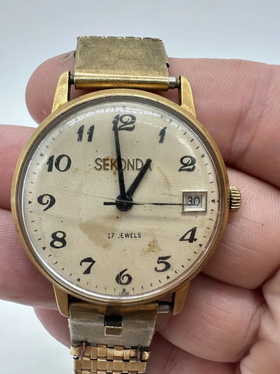 Часы Наручные Sekonda Экспортные 17 камней механика ссср шикарные винтажные