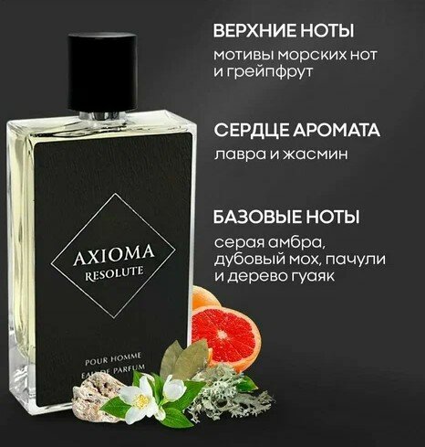 Парфюмерная вода мужская Axioma Resolute, 100мл