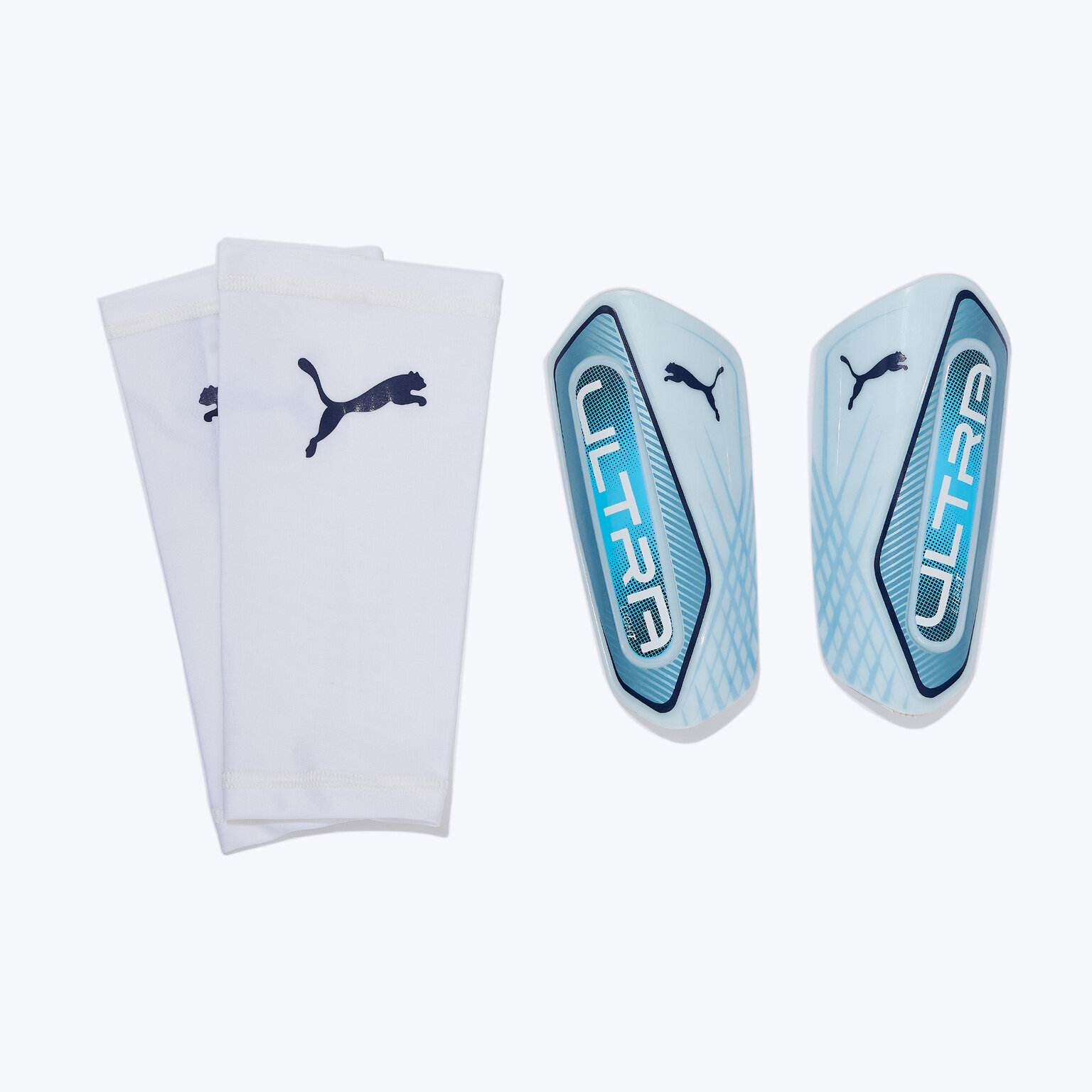 Щитки Puma Ultra Light Sleeve 03098908, размер S (S Размер), Голубой