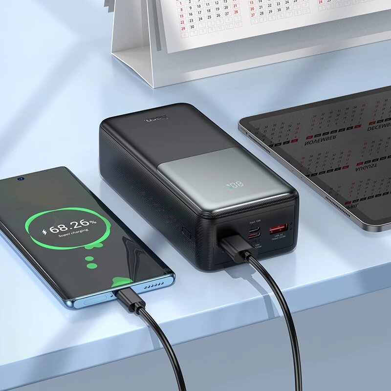 Внешний аккумулятор Hoco J136B Sirui 30000mAh черный