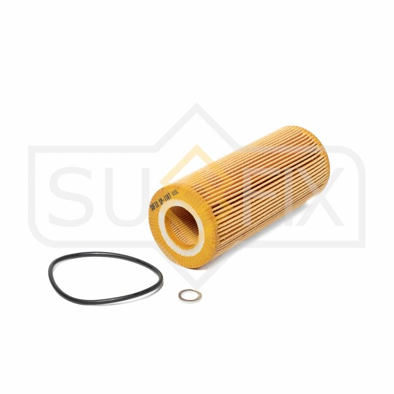 SUFIX Фильтр масляный (картридж) для BMW 3(E46 / 90) 2.5D-3.0D 98-10 / 5(E60/61) 2.5D-3.0D 03-10 / 6(E63 / 64) 3.0D 07-11 / 7(E65 / 66) 3.0D 02-08 / X3(E83) 3.0D 03-10 / X5(E53 / 70) 3.0D 00> / X6(E73